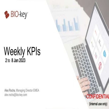 Bio Key Kpis -2 -8 Jan.pptx