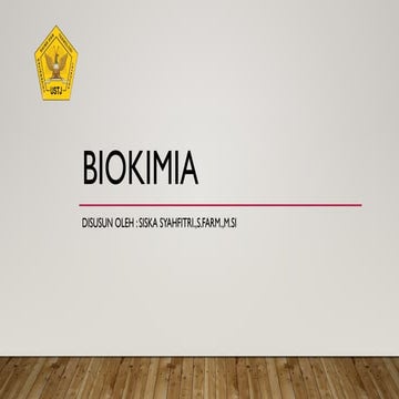 BIOKIMIA PERTEMUAN 1.pptxxxxxxxxxxxxxxxx | PPTX