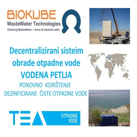BioKube - Decentralizirani sistem obrade otpadne vode | PPT
