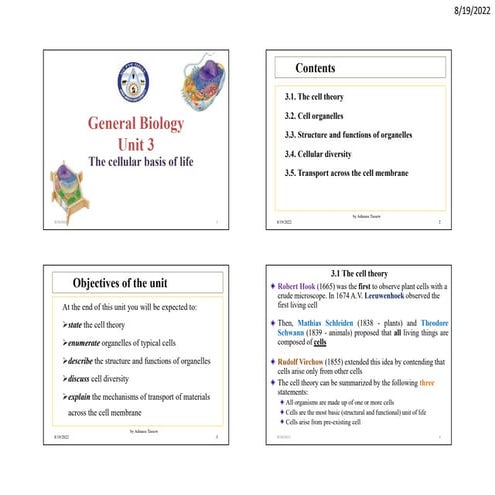 General biology of human module 1011 power point | PDF