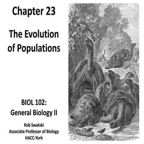 Biol102 chp23-spr10-100207141135-phpapp01 | PDF