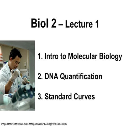 Biol2 Lecture 1 V1 | PPT