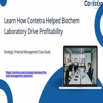 Bio Laboratory Case Study by Contetra Pvt Ltd | PPT