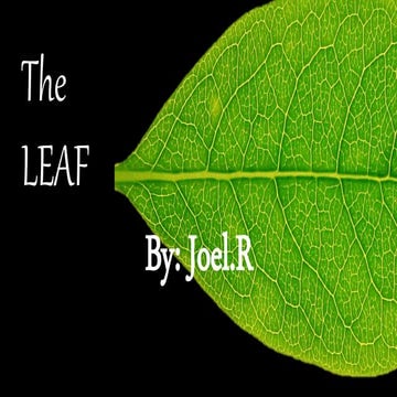 Bio leaf by Joel R | PPT