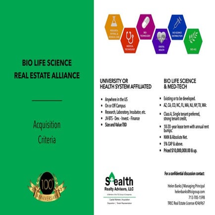 Bio Life Science Real Estate_Acquisition Criteria.pdf