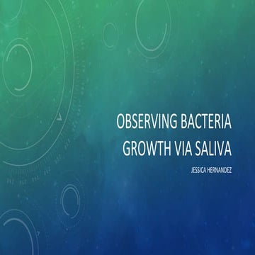 Bacteria Growth | PPTX