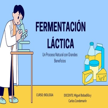 Fermentación Láctica Proceso Yogurt.pptx