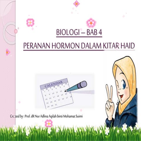 Biologi – bab 4 hormon mengawal atur kitar haid | PPTX