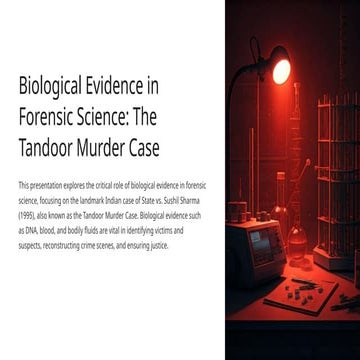 Biological-Evidence-in-Forensic-Science-The-Tandoor-Murder-Case.pptx