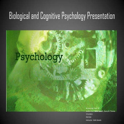Biological and cognitive psychology presentation | PPTX