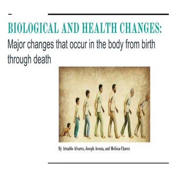 Biological and health changes presentation | PPT