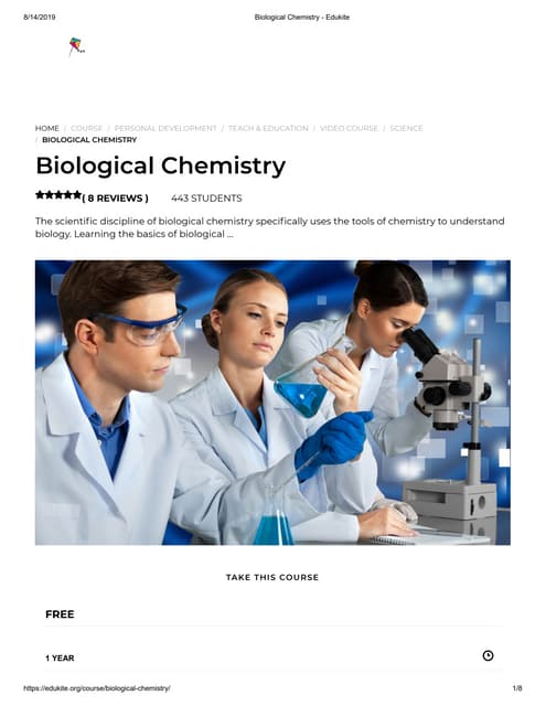 Biochemistry Laboratory Techniques - Edukite | PDF