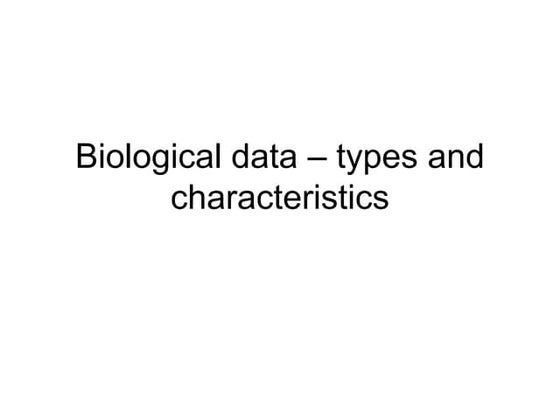 Classification of data | PPT