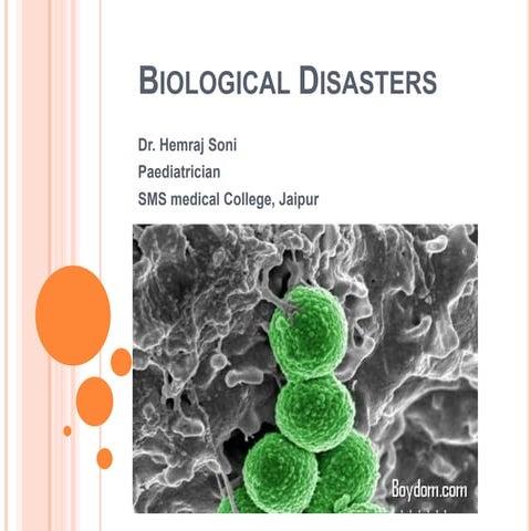Biological disater | PPTX