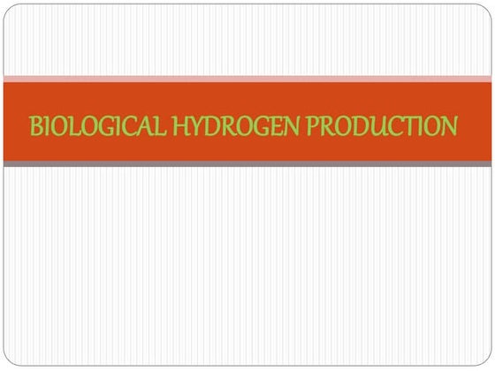 Hydrogenases | PPTX