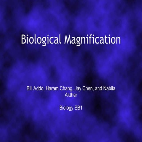 BiologicalMagnification. .ppt