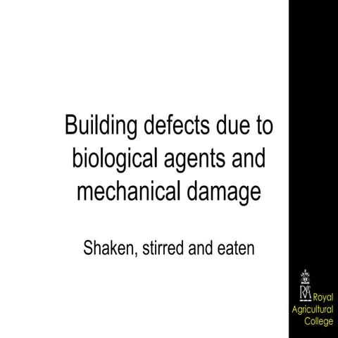 Biological mechanical defects | PPTX