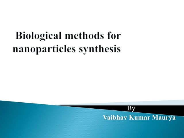 TOP-DOWN AND BOTTOM-UP APPROACH IN SYNTHESIS OF NANOPARTICLES.pptx