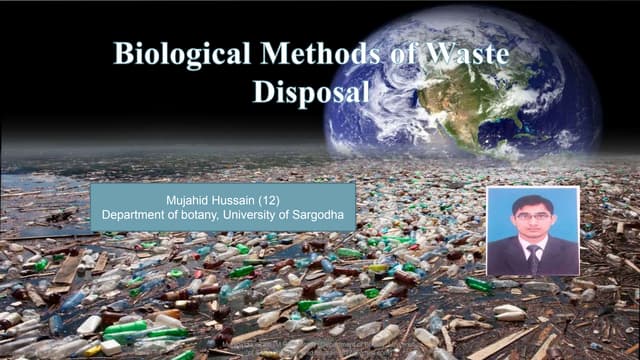 classification of waste and their characteristics | PPTX