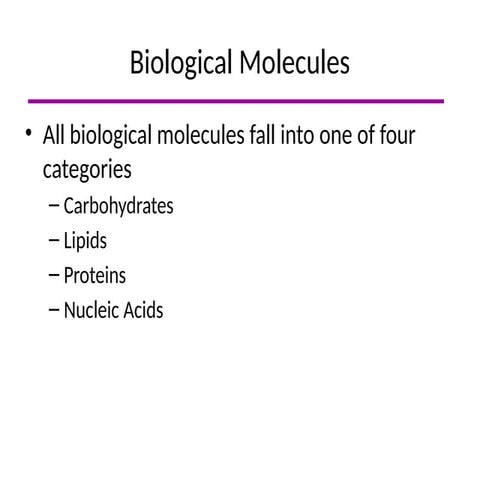 Biological Molecules, macromolecules, .pptx
