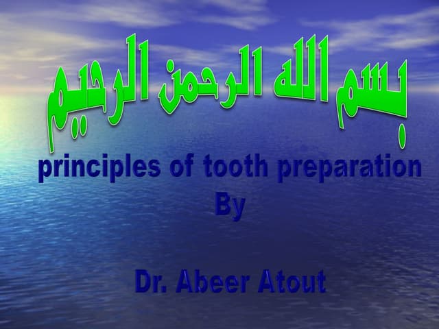 Cavo surface margin in various restorations | DOC