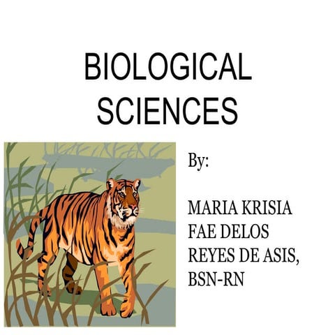 Introduction to biology | PPTX