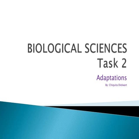 Biological sciences presentation 2 | PPTX