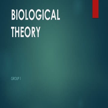 BIOLOGICAL THEORY hhhhhhhhhhhhhhhhhhhhhhh | PPTX