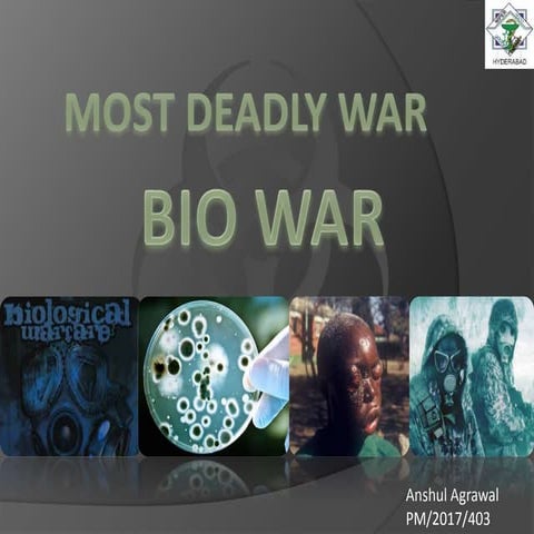 Biological warfare | PPTX