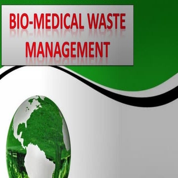 biological waste management pivotal in the study of environmental ...