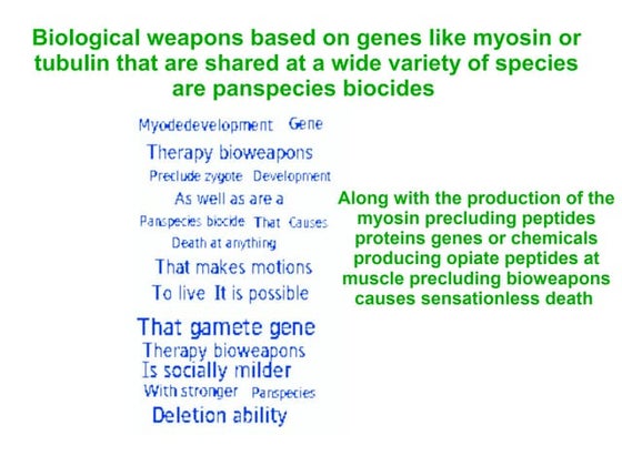 Precluding gonads with biological weapons changes societies | PPT