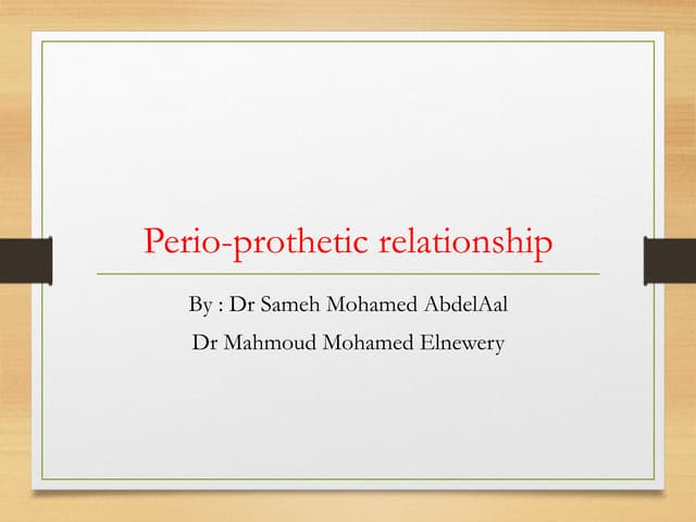 Biologic width | PPTX