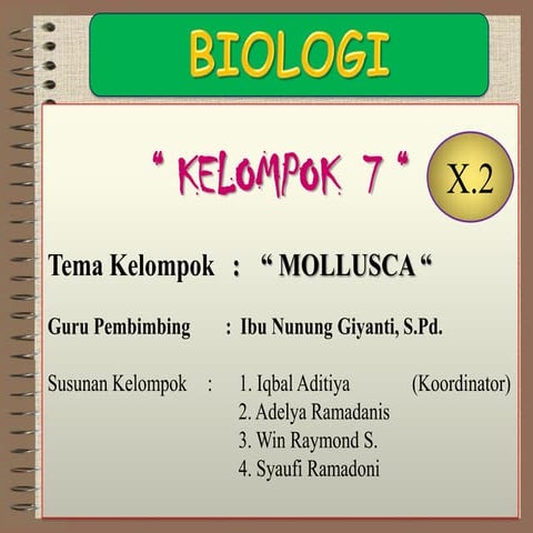 Biologi (molusca) | PPTX