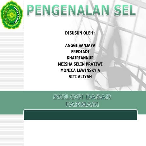 Biologi pengenalan sel | PPTX