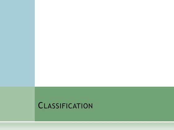 Classification | PPT