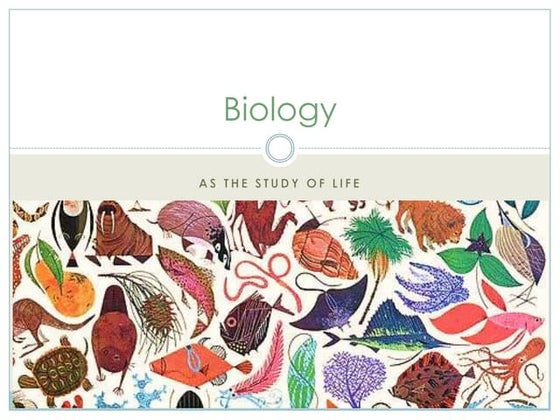 Lesson 1 Introduction to Biology | PPT