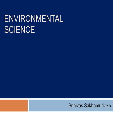 Environmental science | PPT