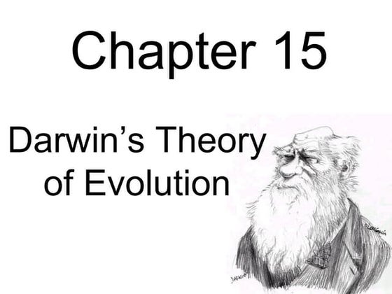 EVOLUTION and Theory of Darwin and examples. | PPT