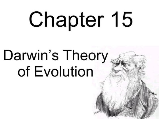 Darwin’s theory of evolution | PPT
