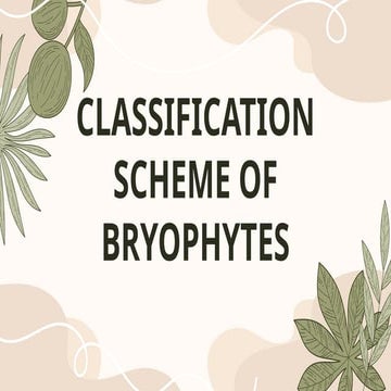 classification scheme of bryophytes.pptx
