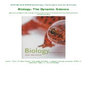 Biology: The Dynamic Science