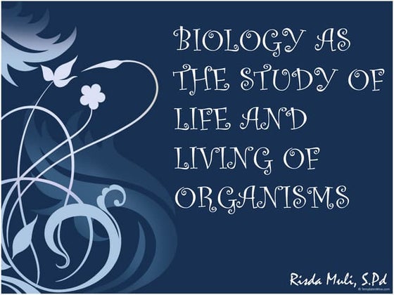 Class 11 Introduction to Biology | PPT