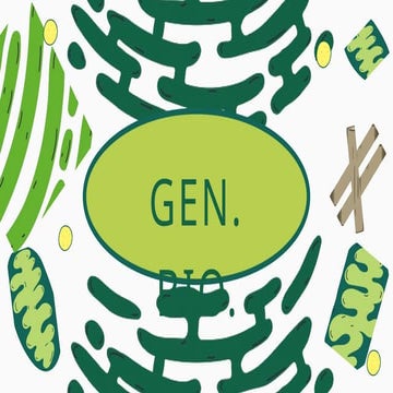 Biology Cell organelles presentation in green white illustrative style.pptx