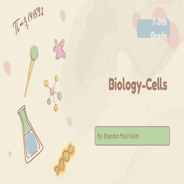 Life and Living- Cells. Grade 10, Term 1 | PPTX