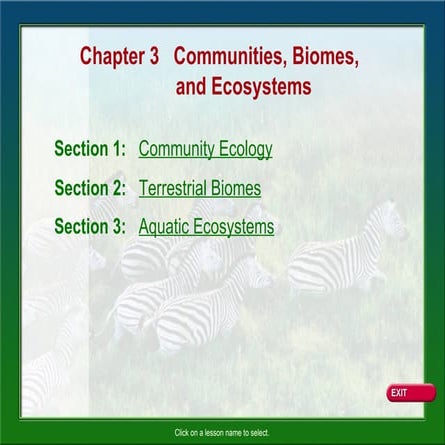 Chapter 3: Biomes and Ecosystems | PPT | Weather | Science