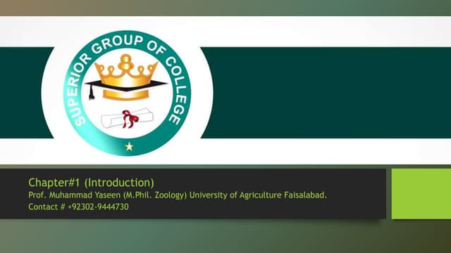 Lesson 1 Introduction to Biology | PDF