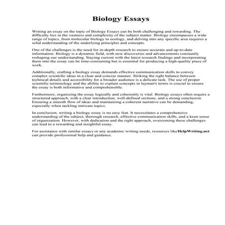 Biology Essays.pdf