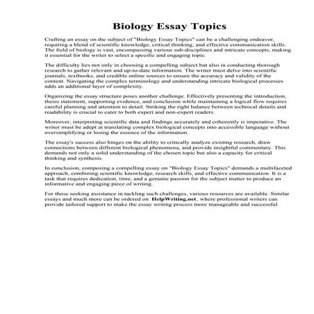 Biology Essay Topics.pdf