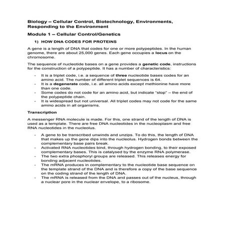 BiologyExchange.co.uk Shared Resource | PDF