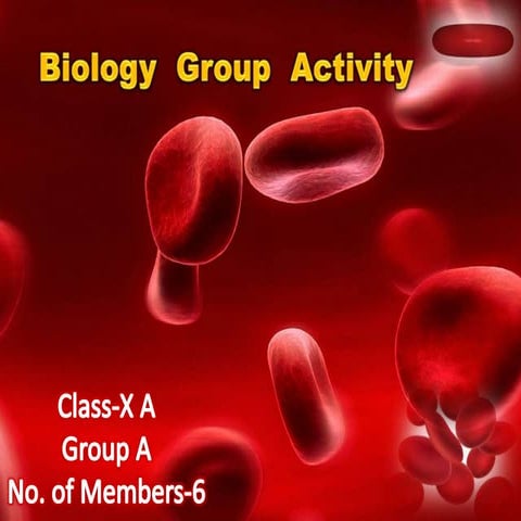Blood Group Natural Selection | PPTX